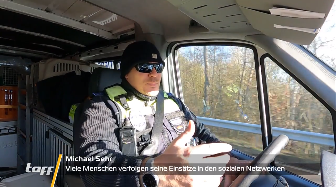 Berufstierretter Michael Sehr bei taff | WNOZ