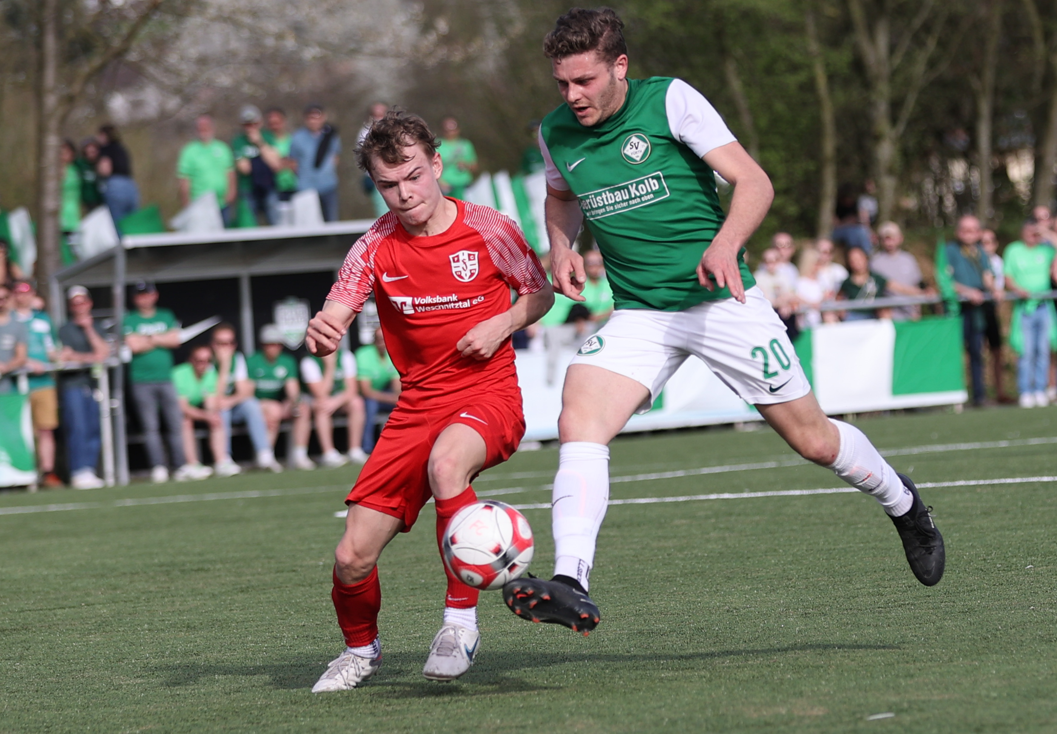 Fürther Derby: 1100 Zuschauer sehen ein leistungsgerechtes 2:2 | WNOZ