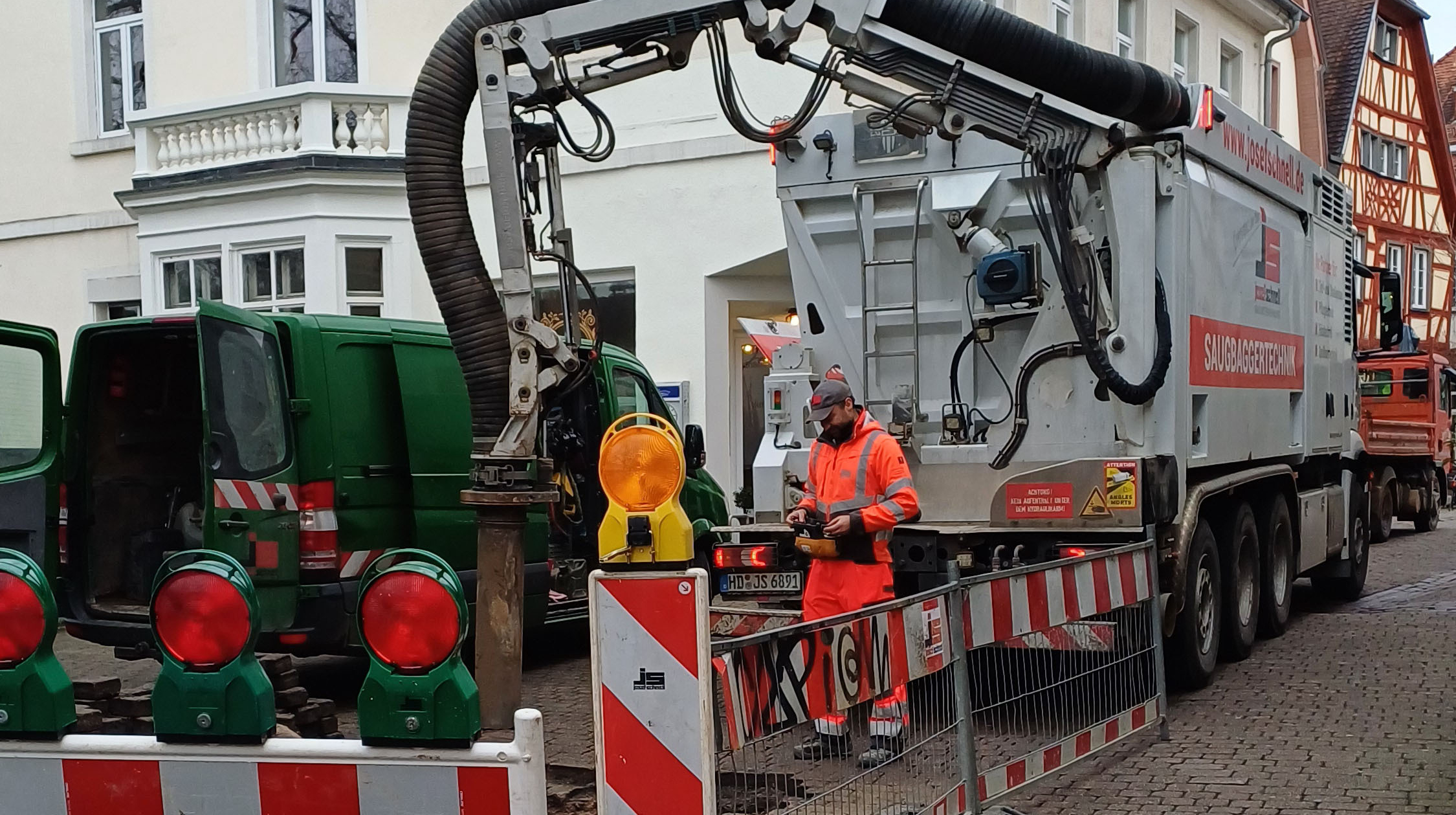 Weinheim: Kabelschaden in der Hauptstraße - Grabengasse gesperrt | WNOZ