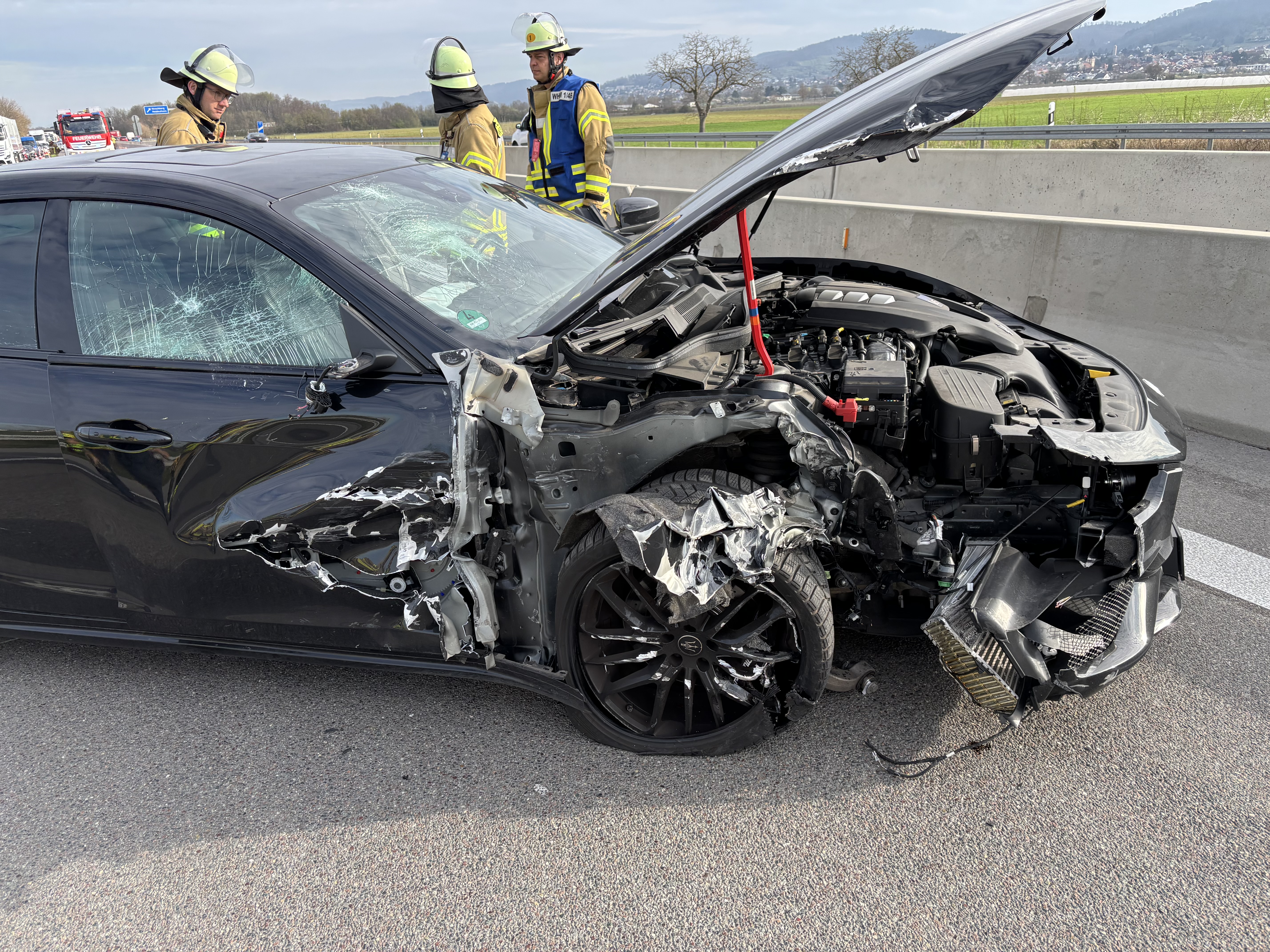 Unfall A5 Hirschberg